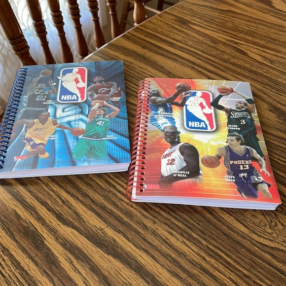 Office | Nba Vintage Notebooks And Accordion Folder Showing Kobe Bryant ...